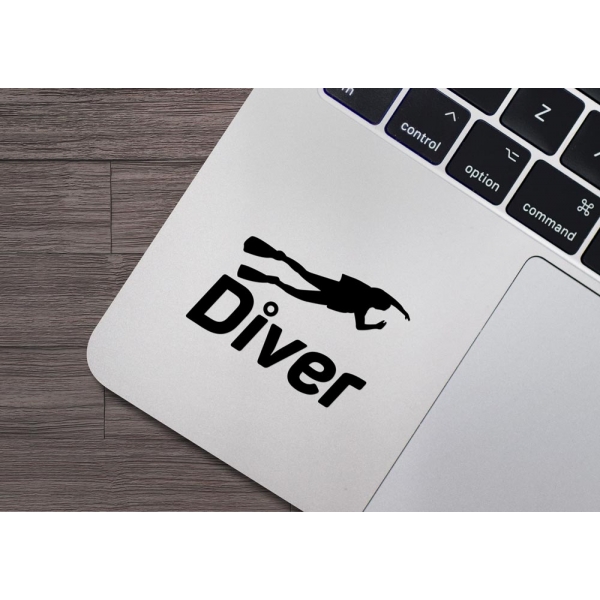 Scuba Diver Vinyl Decal Sticker