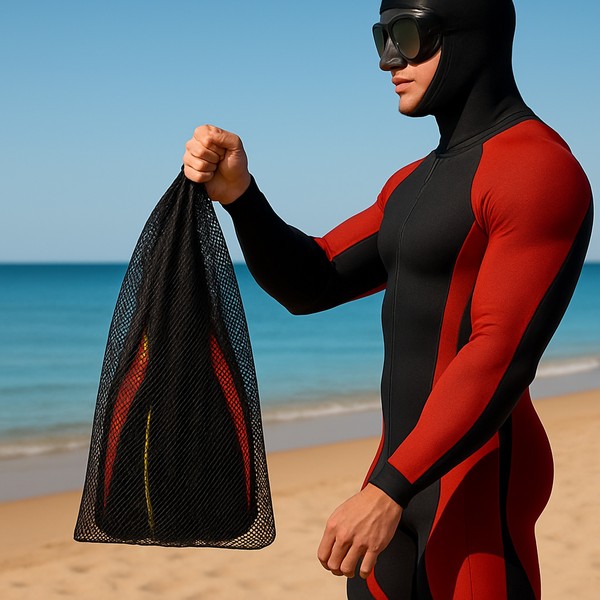 Mesh Dive Bag – Quick Dry Snorkeling & Swimming Gear Bag