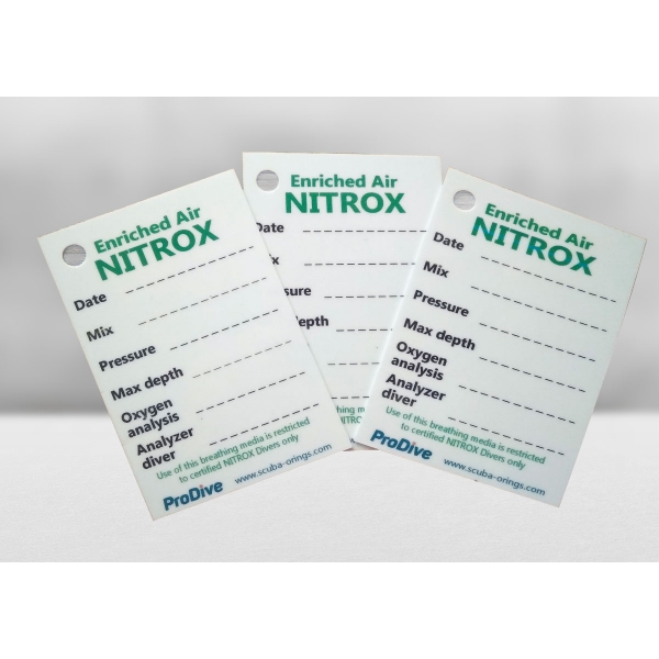 Label Your Nitrox Tank With Contents Tag