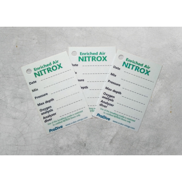 Label Your Nitrox Tank With Contents Tag