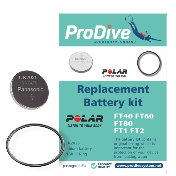 Polar FT40 FT60 FT80 FA20 Heart Rate Sensor battery kit