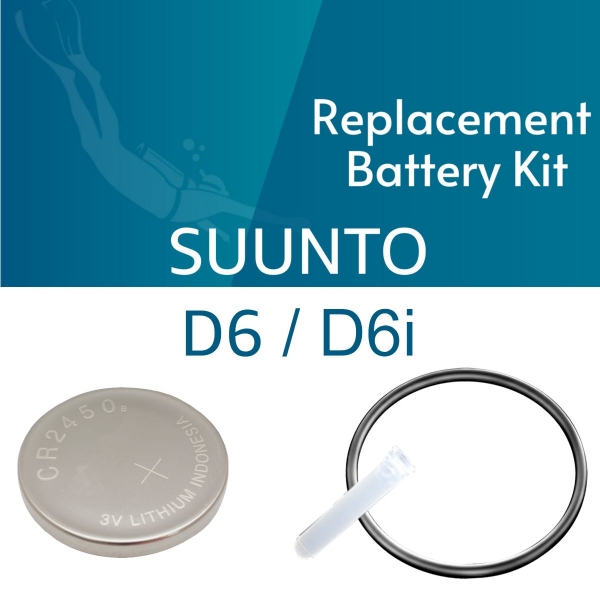Suunto D6 Battery Kit – Replacement Battery for Dive Computer | ProDive ...