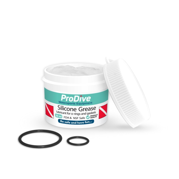 Silicone Grease Lubricant - 1oz for scuba and camera o-rings