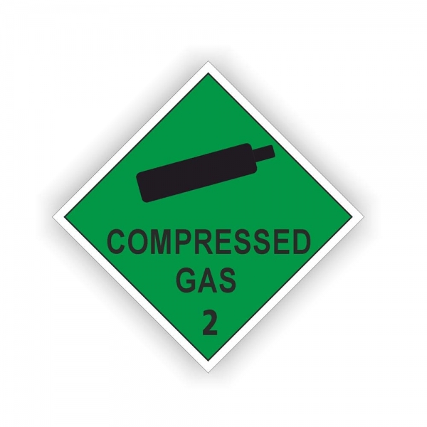 Cylinder Contents Sticker Compressed Gas Air or Nitrox